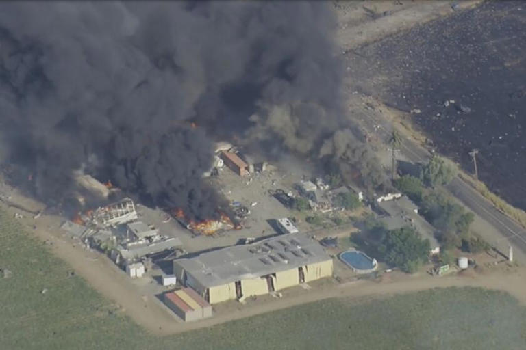 Seven people missing after California fireworks warehouse explodes ...