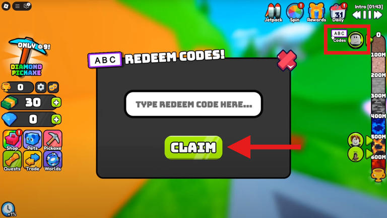 Dig to Earth's core codes (January 2026)