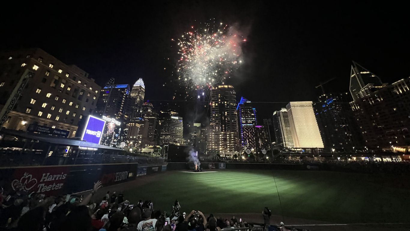 Fourth of July fireworks across the Charlotte area