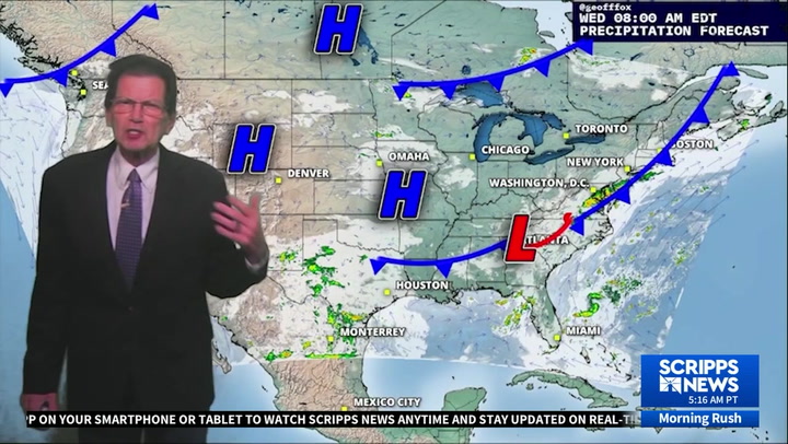 East Coast Rain Subsides, Warmer Weather Ahead
