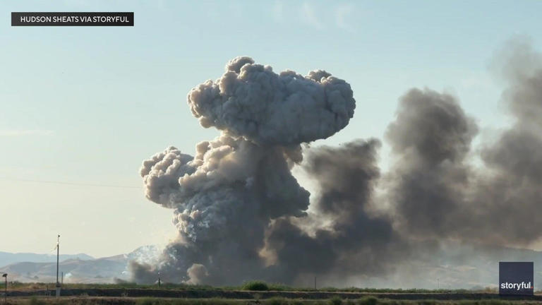 Human remains found at California fireworks warehouse explosion site ...