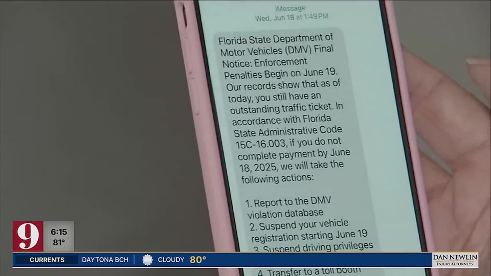Fake DMV text scams target Floridians