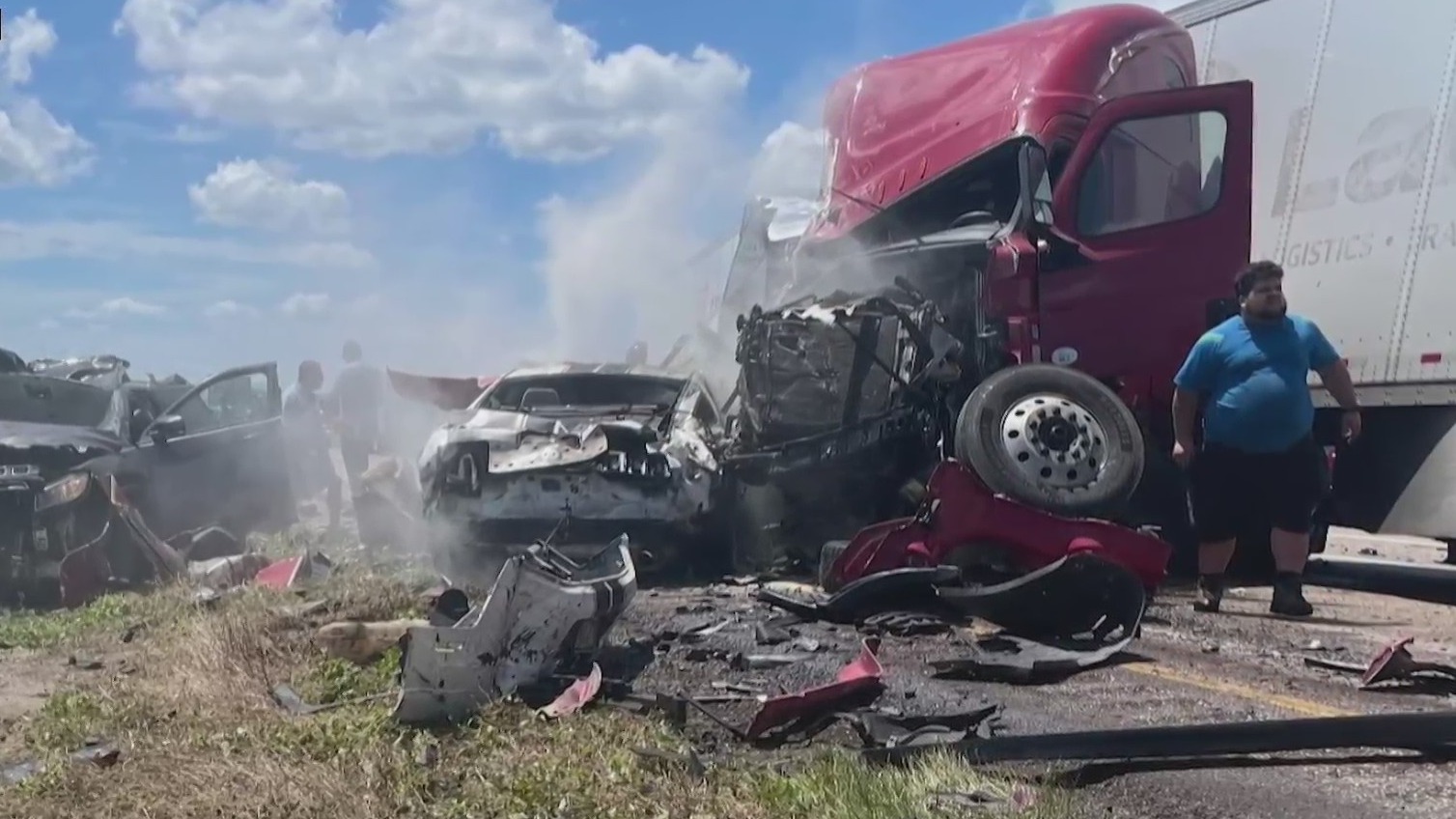 Balch Springs truck driver witnesses devastating I-20 crash that killed ...