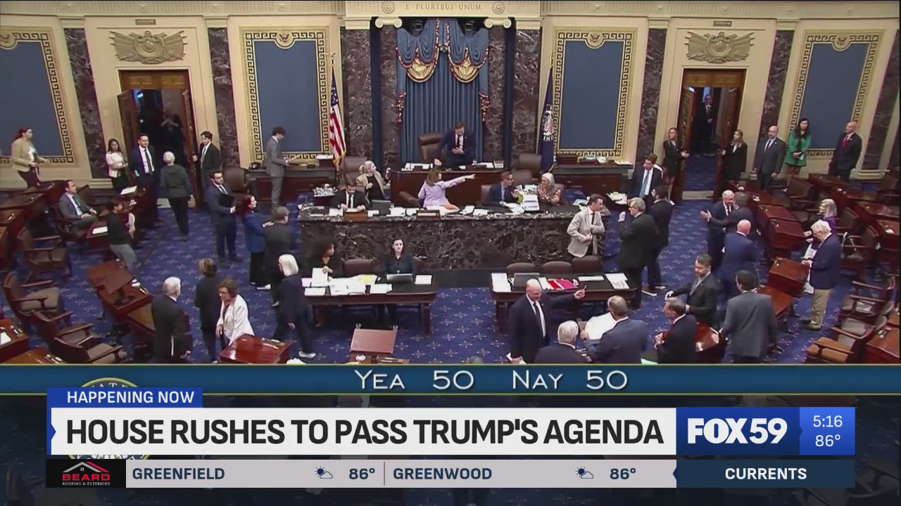 House rushes to pass Trump's agenda