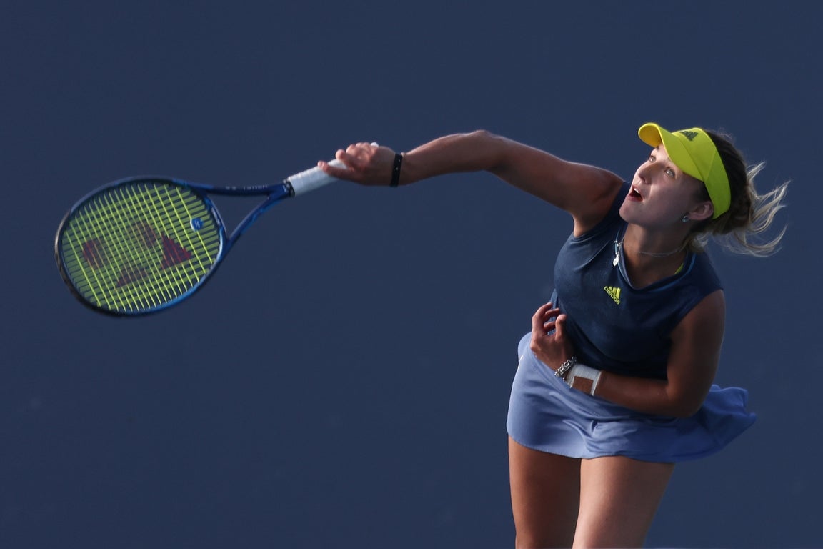 Stunning photos of elite women's tennis player Anna Kalinskaya