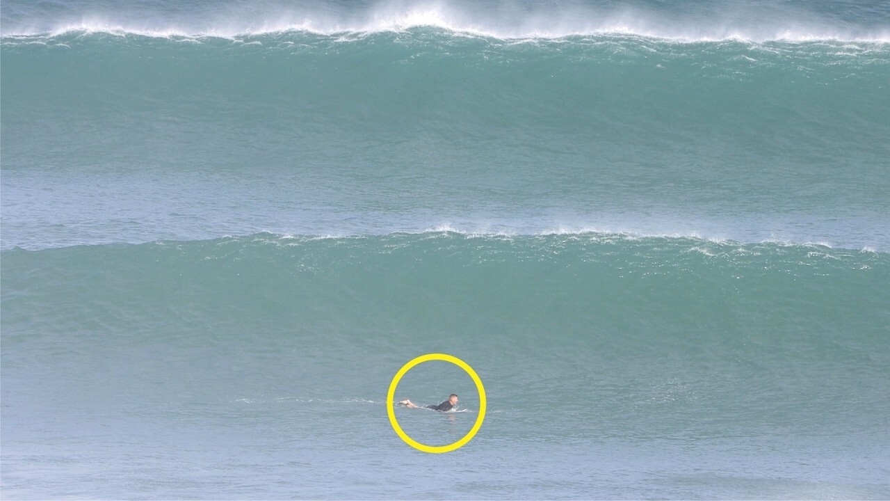 Surfer Can’t See Huge Wave Out Back! (Opening Scene) – Uluwatu