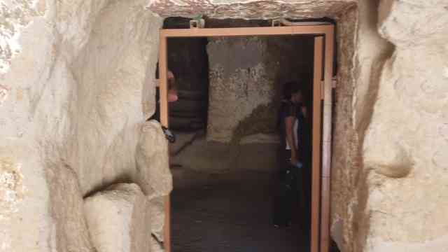 Exploring The Vast Ancient Bedrock Pilgrim Chambers In Cappadocia Turkey