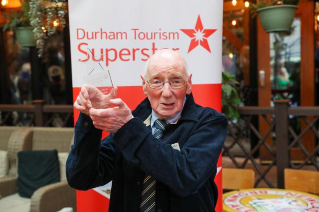 Meet the eighty-six-year-old volunteer declared Durham Tourism Superstar