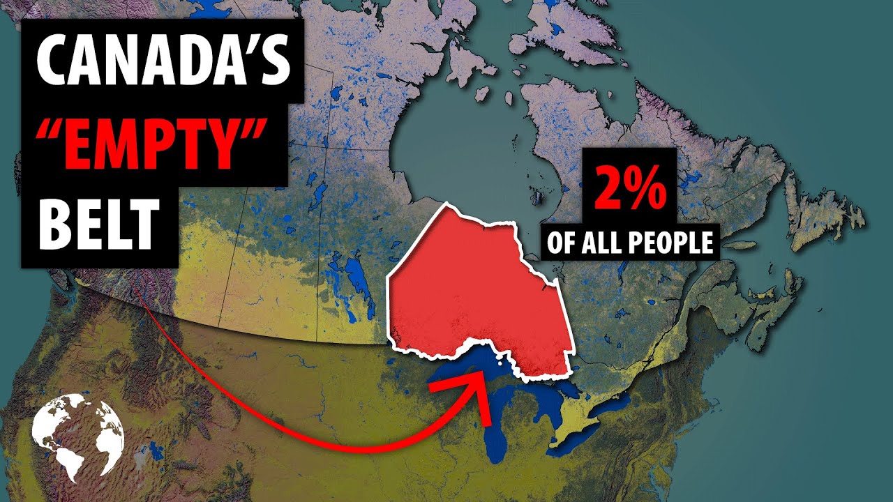 Why almost nobody lives in this vast region of central Canada ...