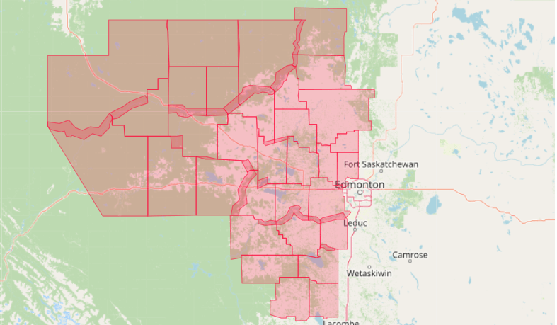 Tornado warning downgraded to advisory for area between Edmonton and ...