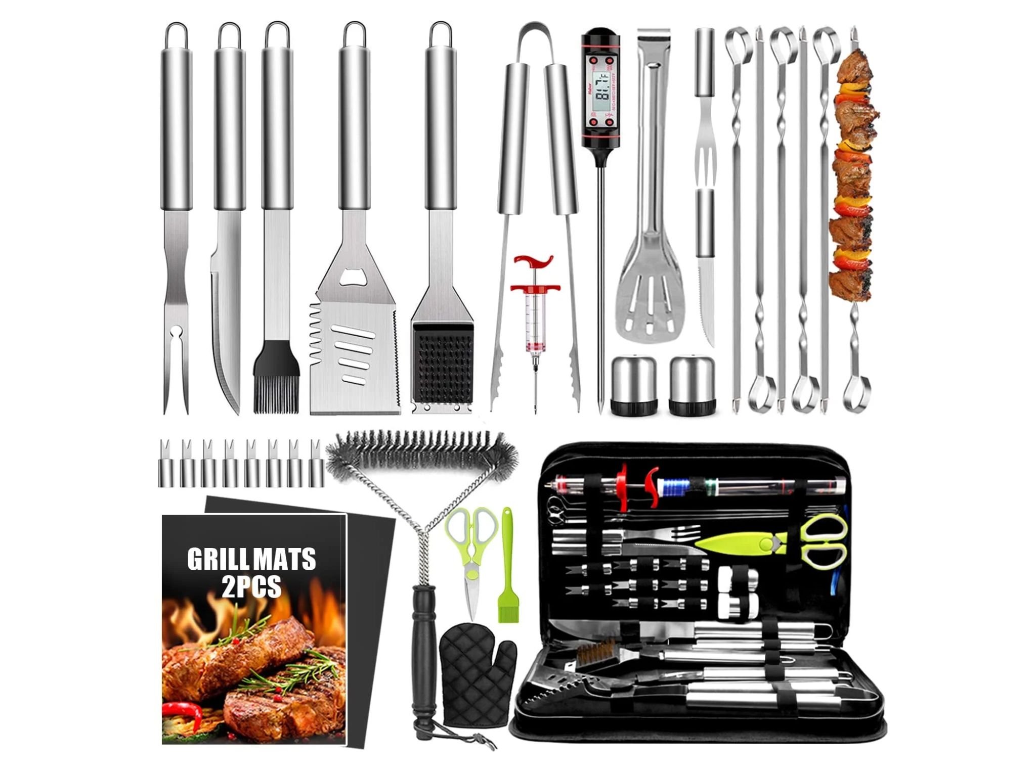 Level Up Your Cookout Game with This 34-Piece BBQ Set