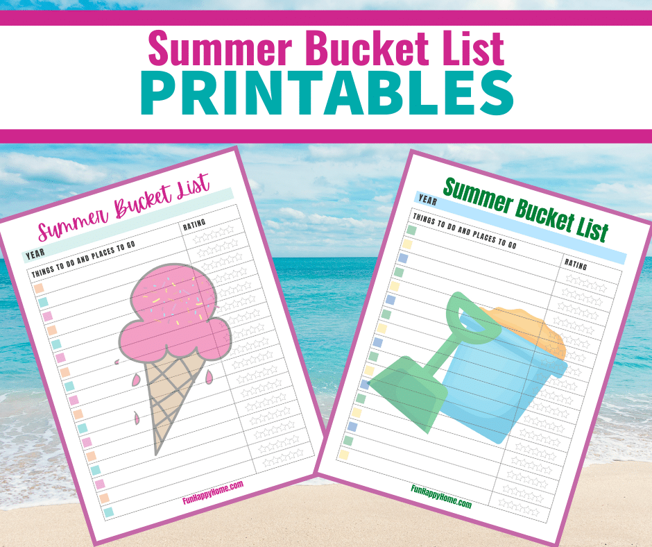 110 Summer Bucket List Ideas Plus a Free Printable