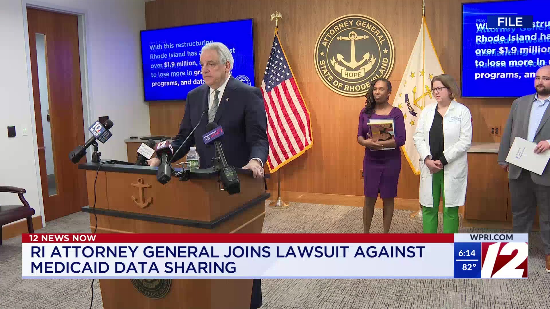 RI Attorney General joins lawsuit against Medicaid data sharing