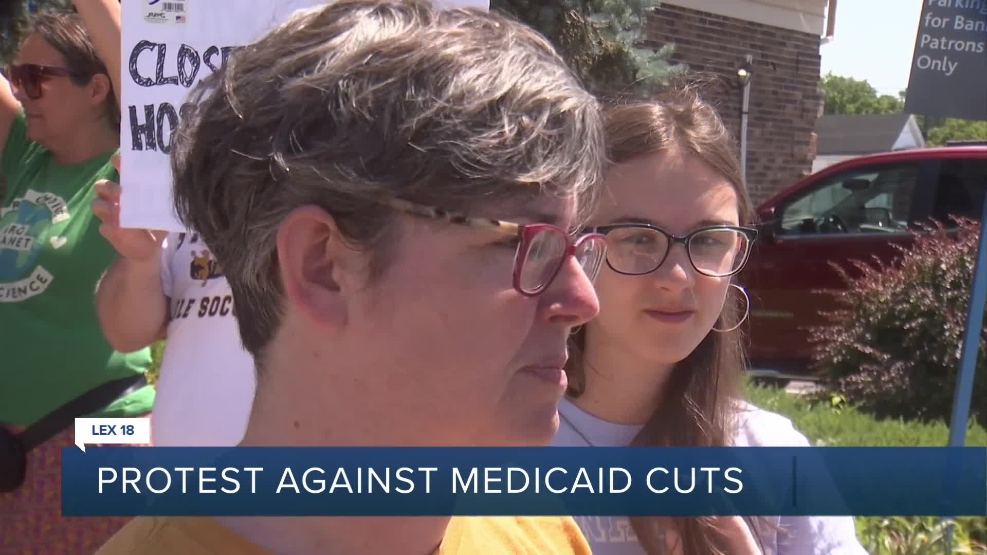 Protest Against Medicaid Cuts