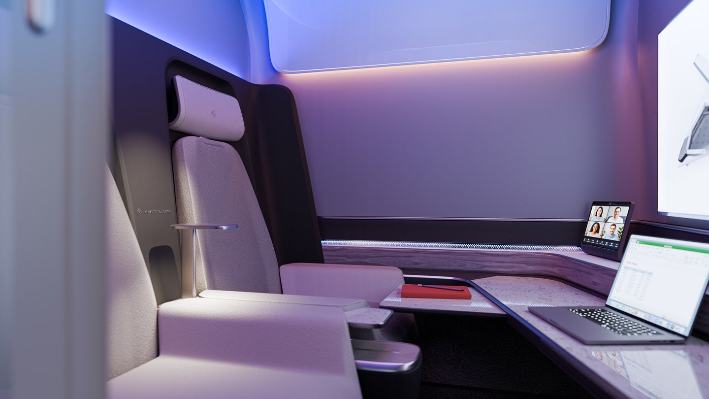 Natilus reveals interior design of HORIZON blended-wing aircraft