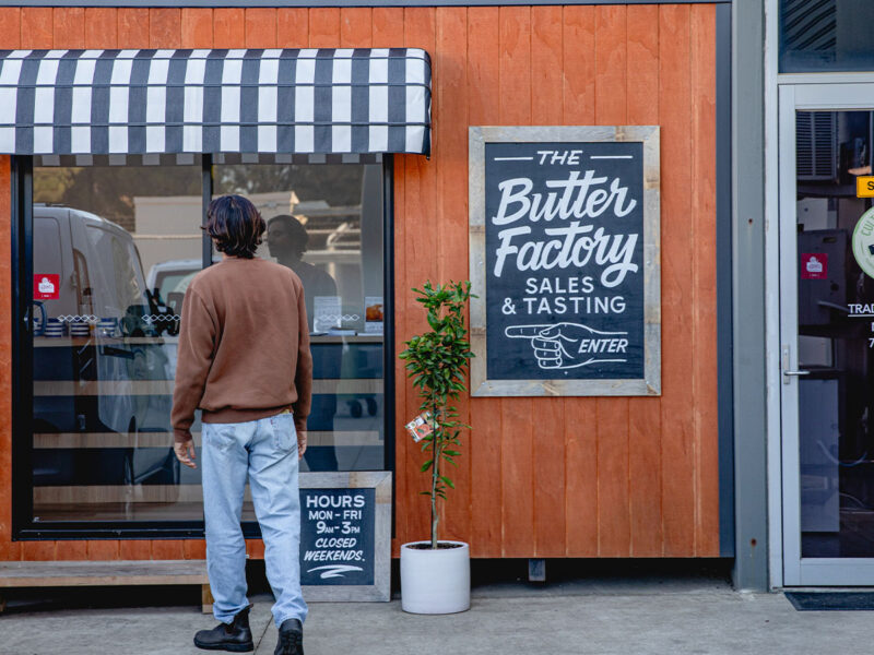 This artisan butter factory has just opened a 'butter cellar door'