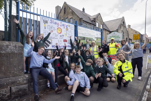 County Durham pupils design posters for road safety campaign at school ...