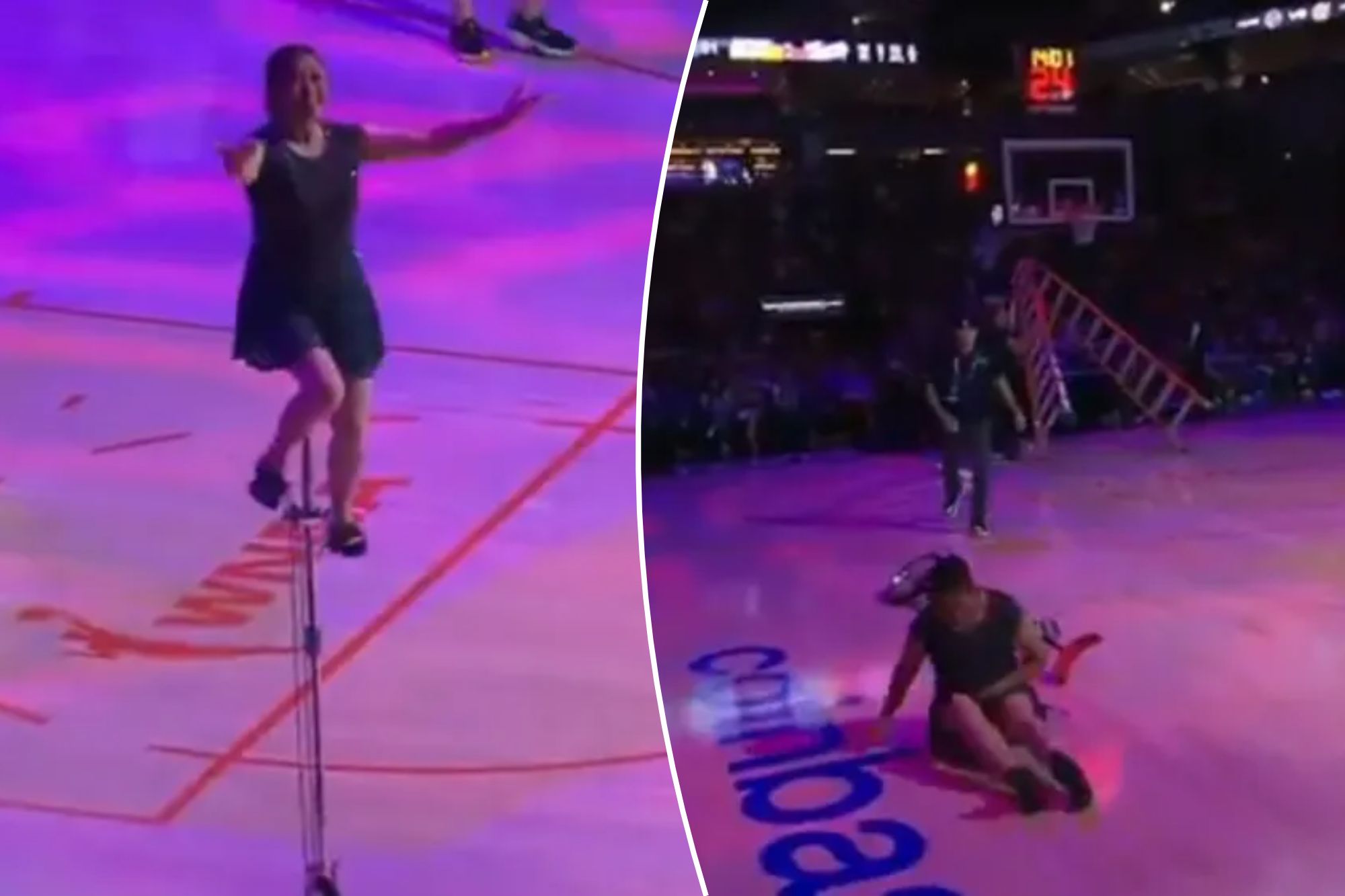 Red Panda fractured wrist in scary fall at WNBA Commissioner’s Cup final