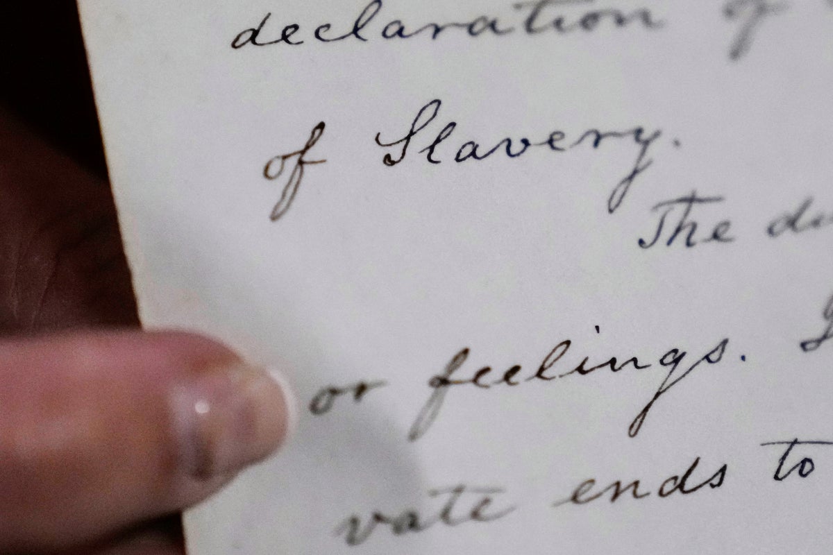 Anti-slavery document from 1847 reveals American Baptists' commitment ...