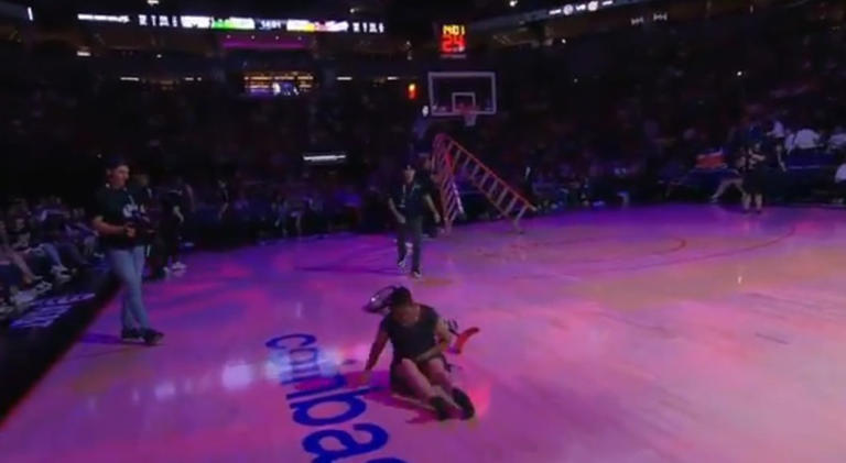 Red Panda fractured wrist in scary fall at WNBA Commissioner’s Cup final