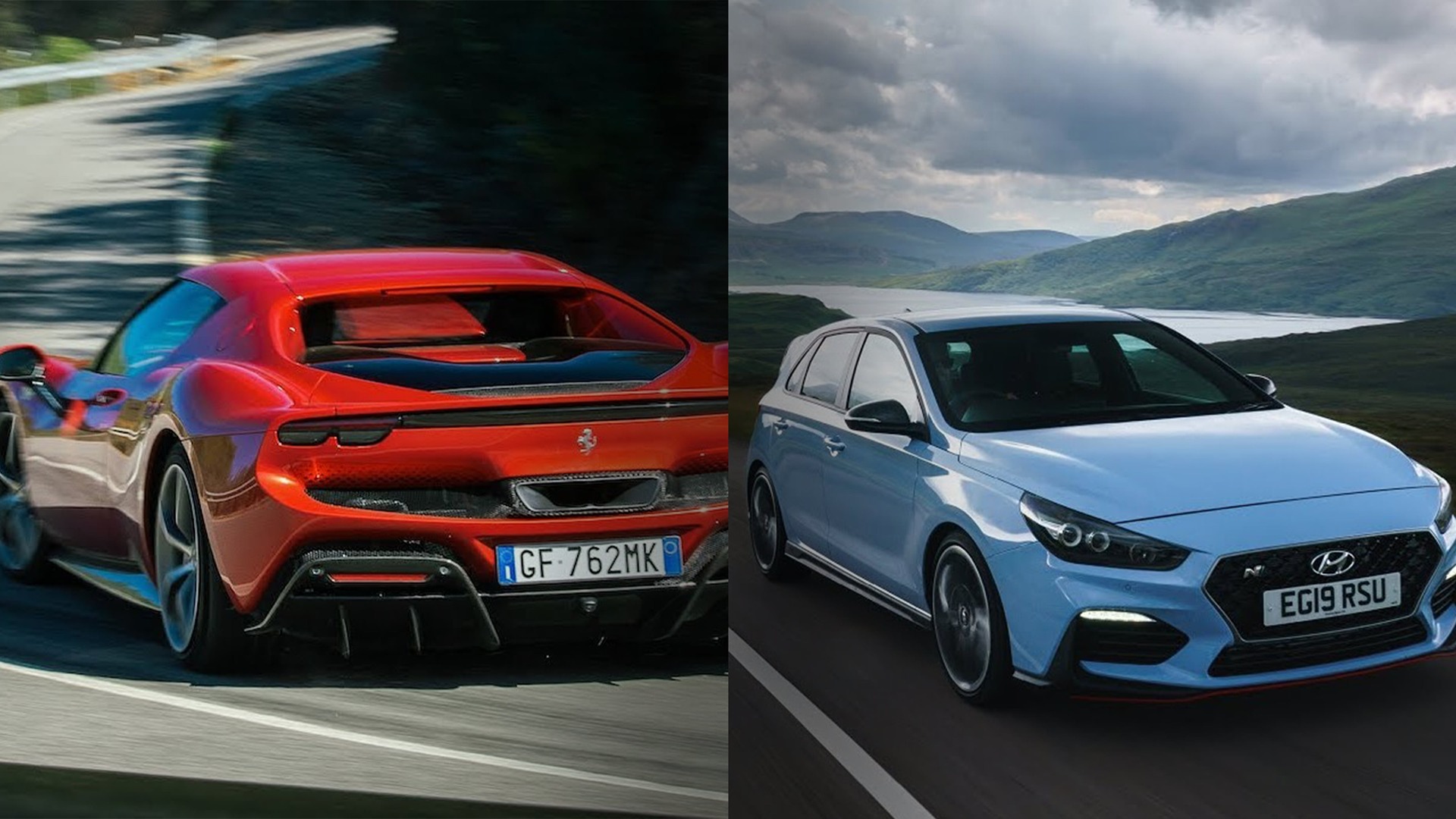 Ferrari 296 GTB vs Hyundai i30 N