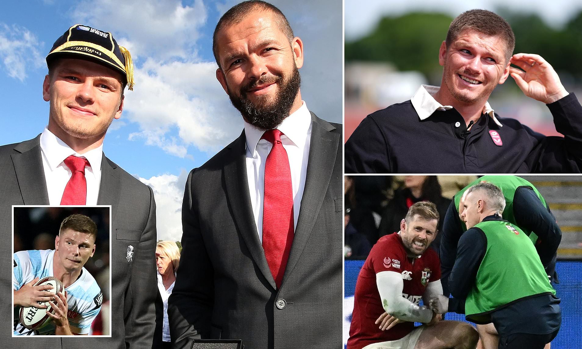 Owen Farrell 'set for shock Lions call-up by his head coach dad Andy ...