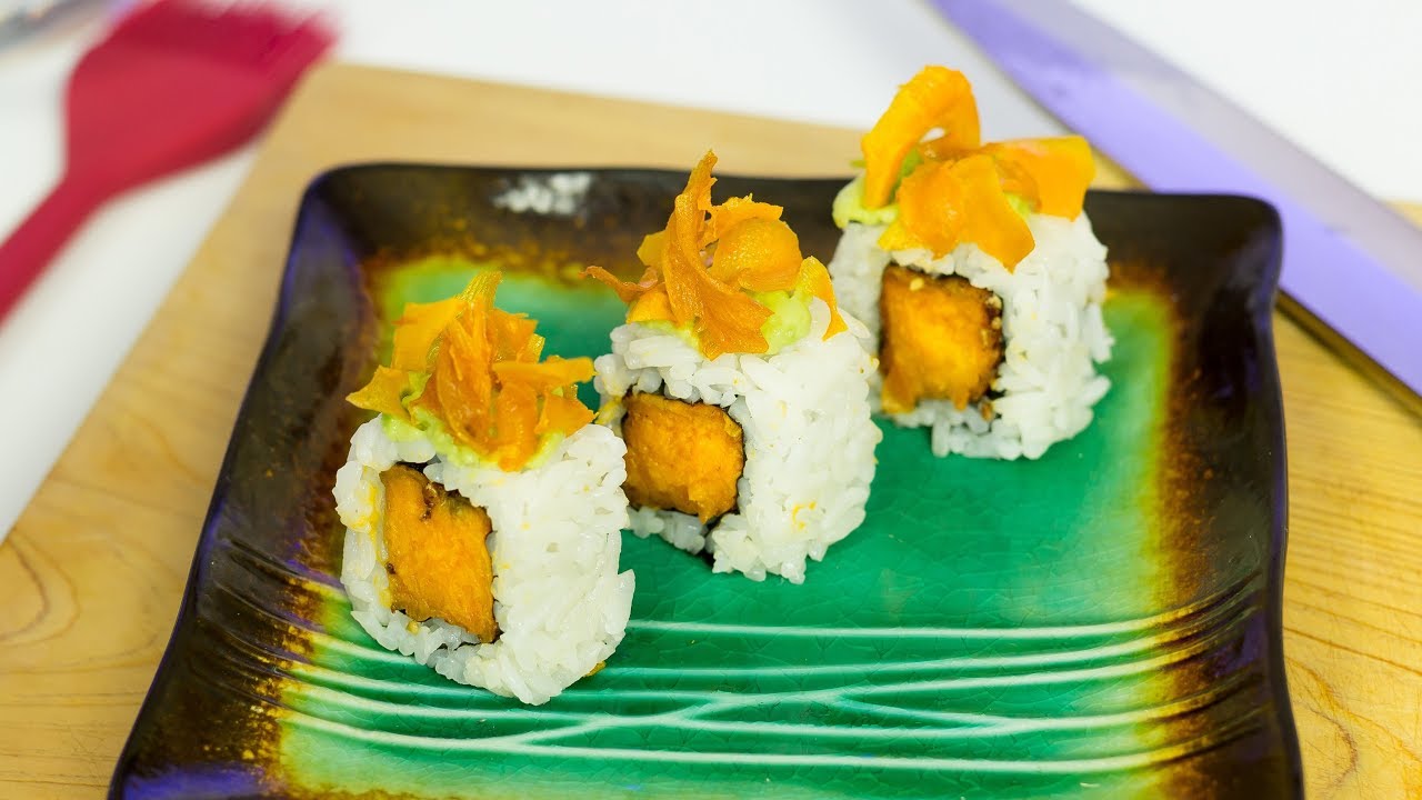 Plant-based perfection: Sweet potato sushi tutorial