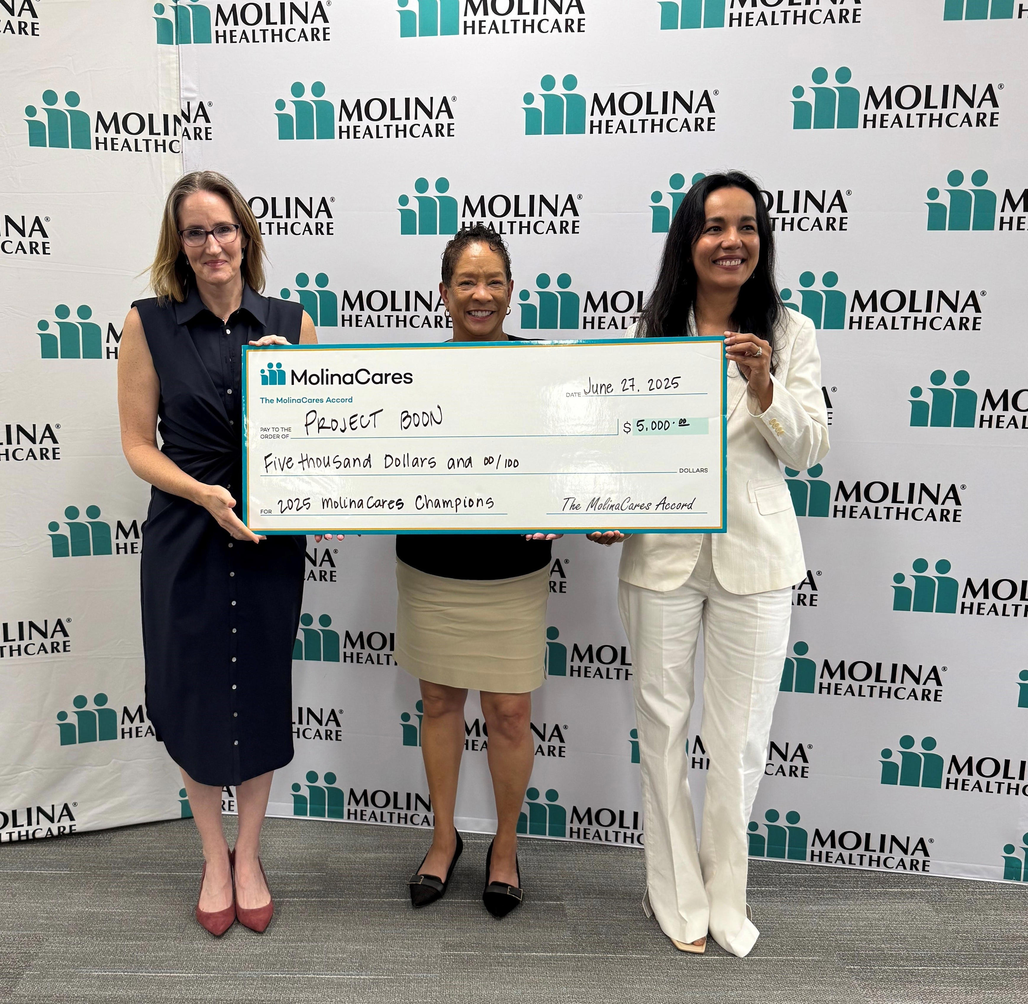 Barstow resident honored as 'Community Champion' by Molina Healthcare