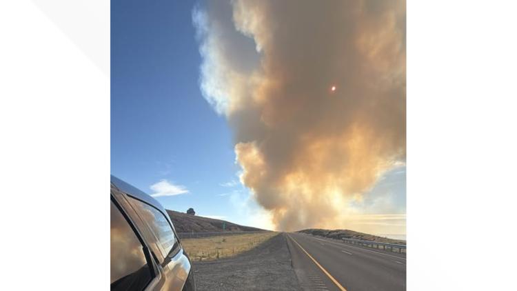 Arlington fire in Gilliam County forces evacuation alert, Interstate 84 ...
