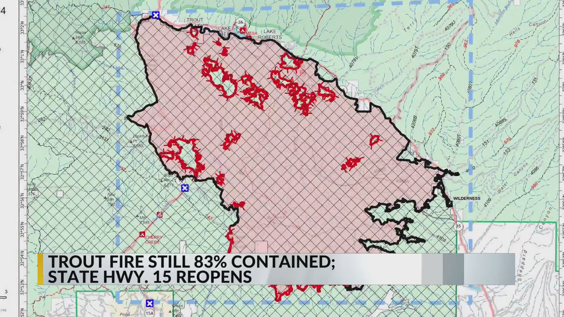 Trout Fire burns more than 47,000 acres