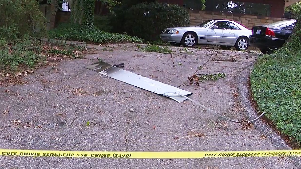 Wing flap from Delta flight lands in North Carolina driveway