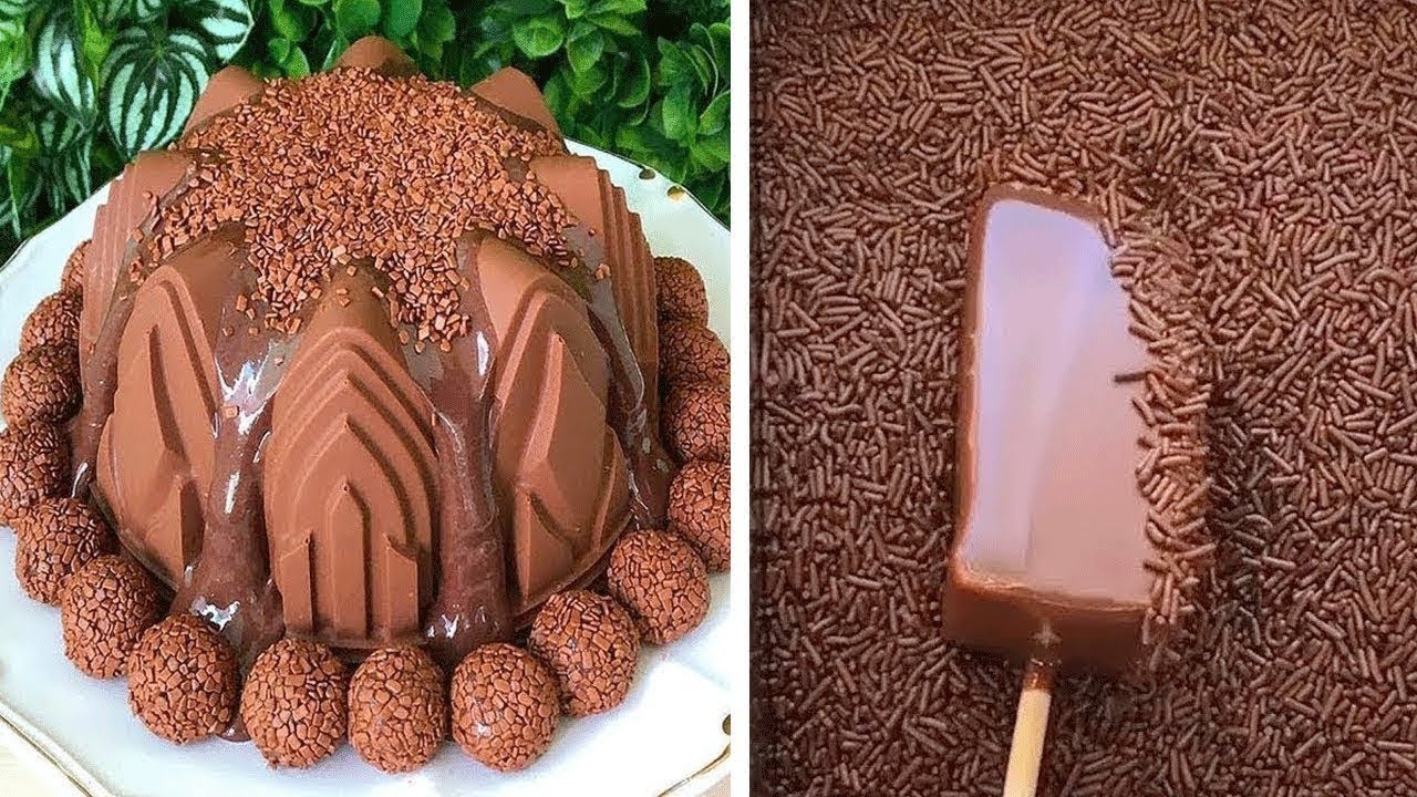 Ultimate Chocolate Cake & Ice Cream ASMR | Satisfying Cake Video ...
