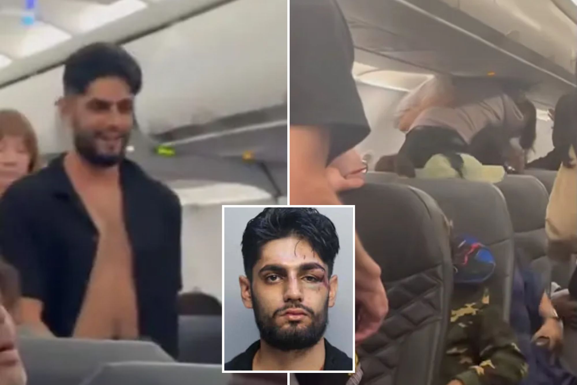 New Jersey passenger gets pummeled after instigating fight on Frontier ...