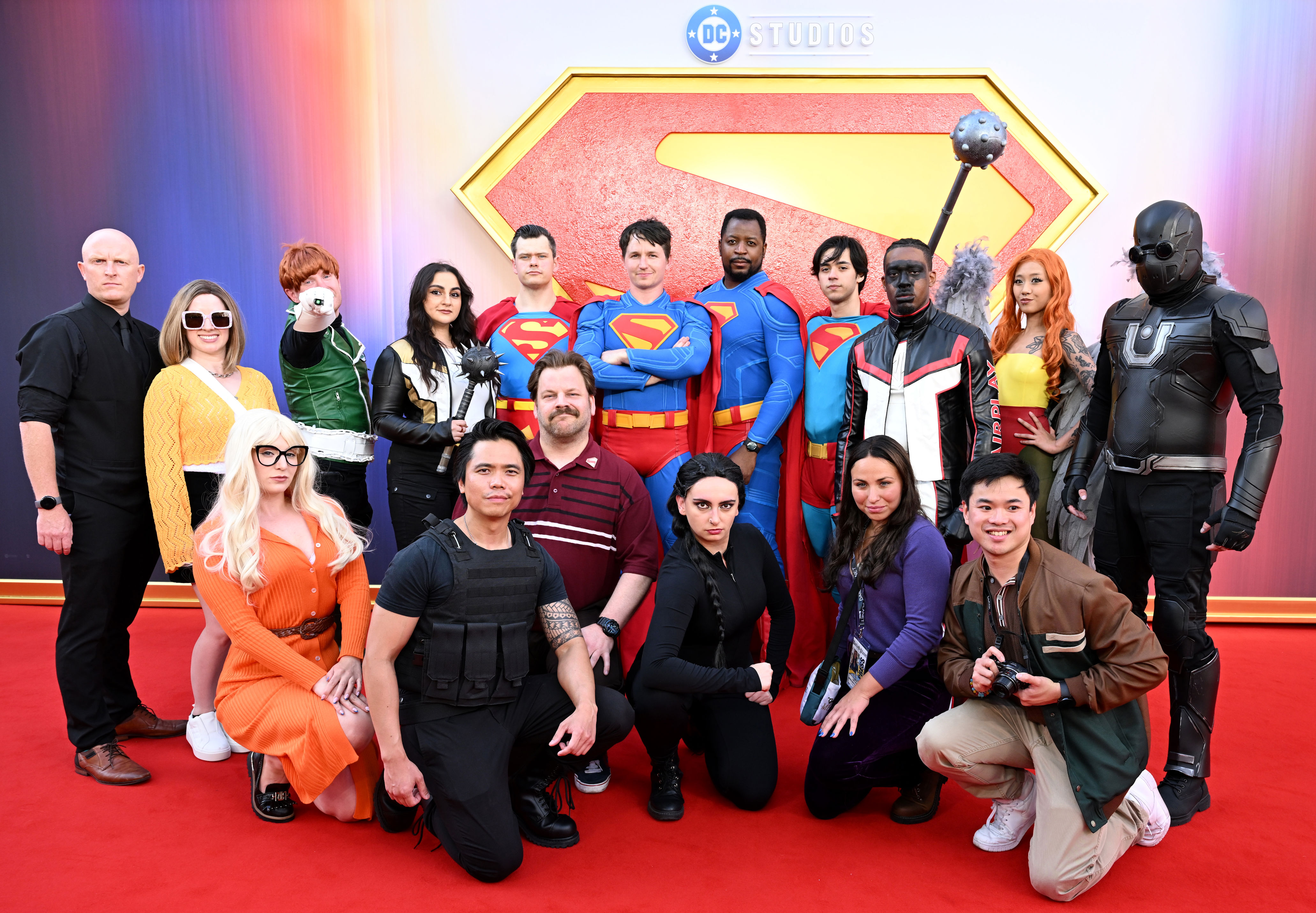 Stars of new Superman film attend Leicester Square fan event