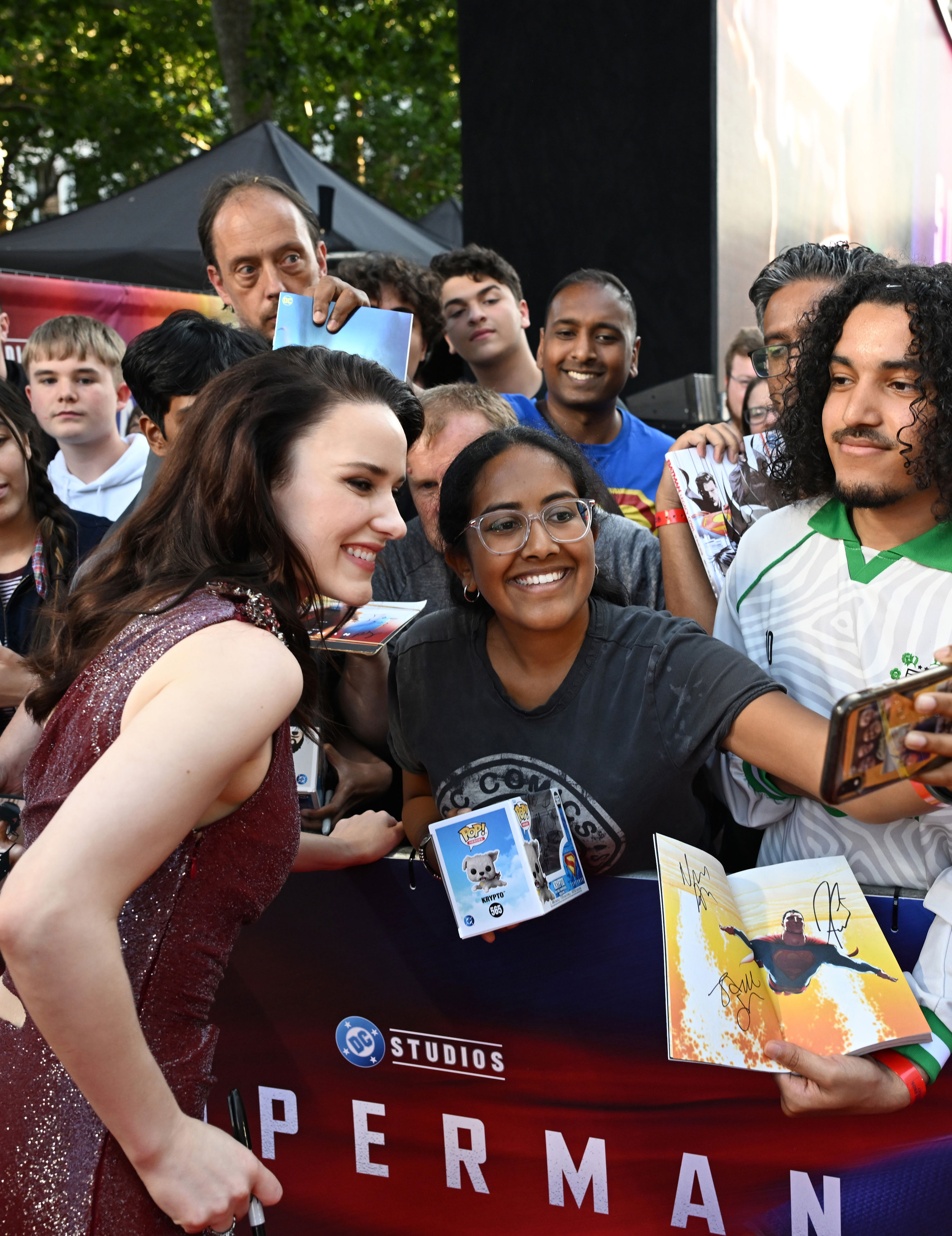 Stars of new Superman film attend Leicester Square fan event