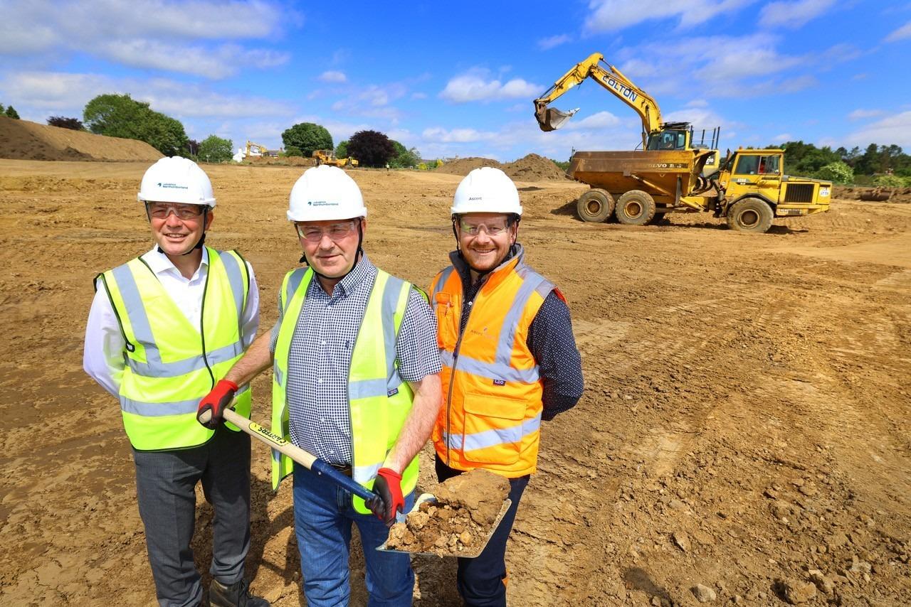 Work begins on housing development after £9.6m county council loan
