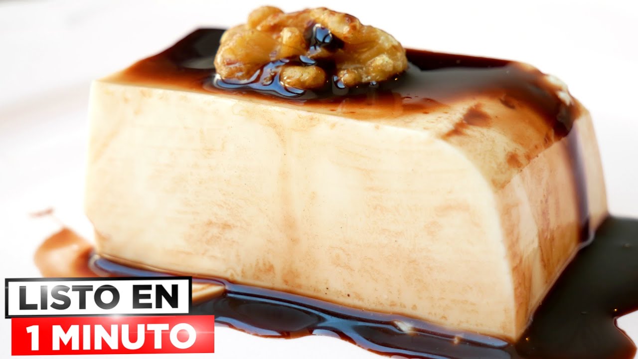 Postre Sin Azúcar en 1 Minuto Con Solo 4 Ingredientes Rico, Fácil y Sin ...