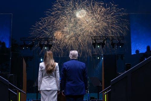 Trump had his military parade. Now he's launching America's yearlong ...