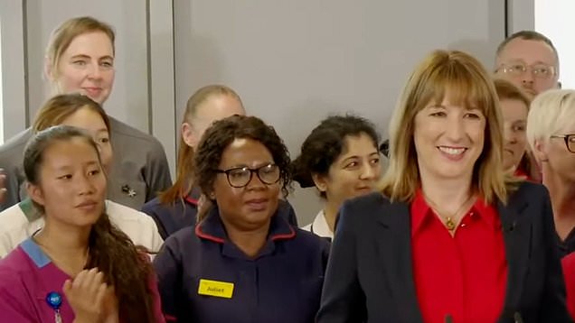 Rachel Reeves makes surprise appearance at NHS event after tearful day ...
