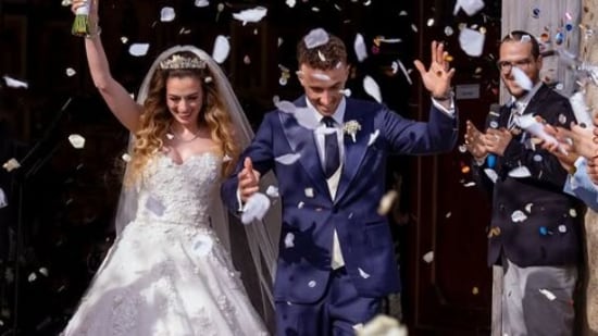 Photos: Diogo Jota’s adorable wedding moments with wife Rute Cardoso ...