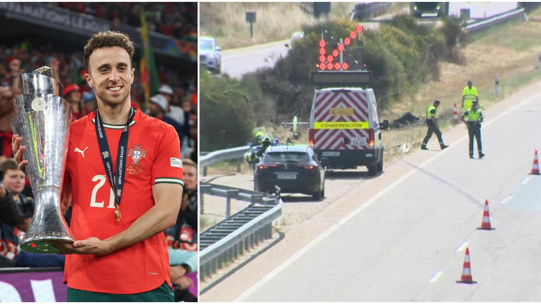 Morto Diogo Jota, attaccante del Liverpool. Era in auto col fratello, vittima anche lui