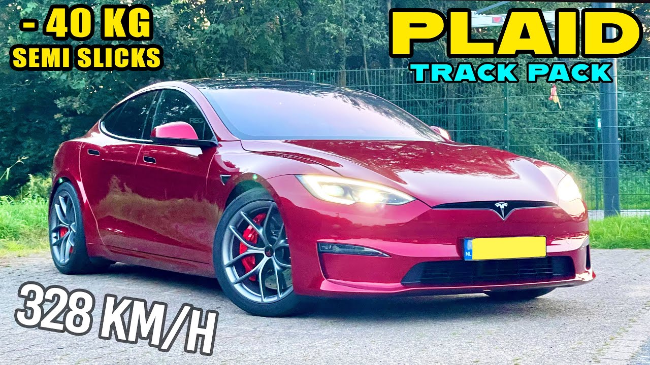 Tesla Model S Plaid Track Pack | 200 MPH Autobahn Review + Rear Seat ...