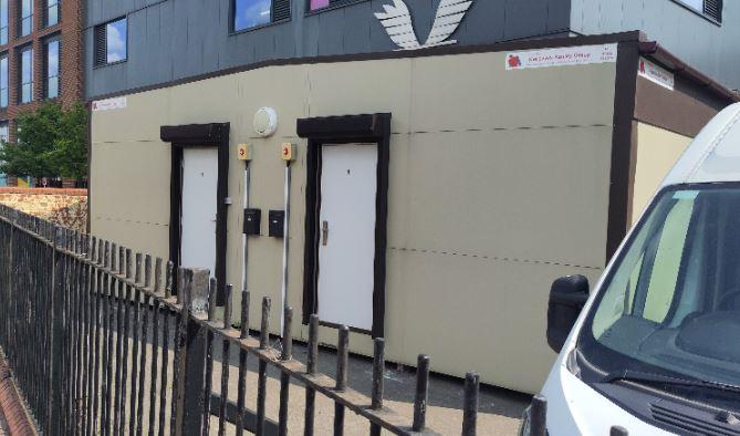 Council investigates £55 a night industrial unit on car park advertised ...