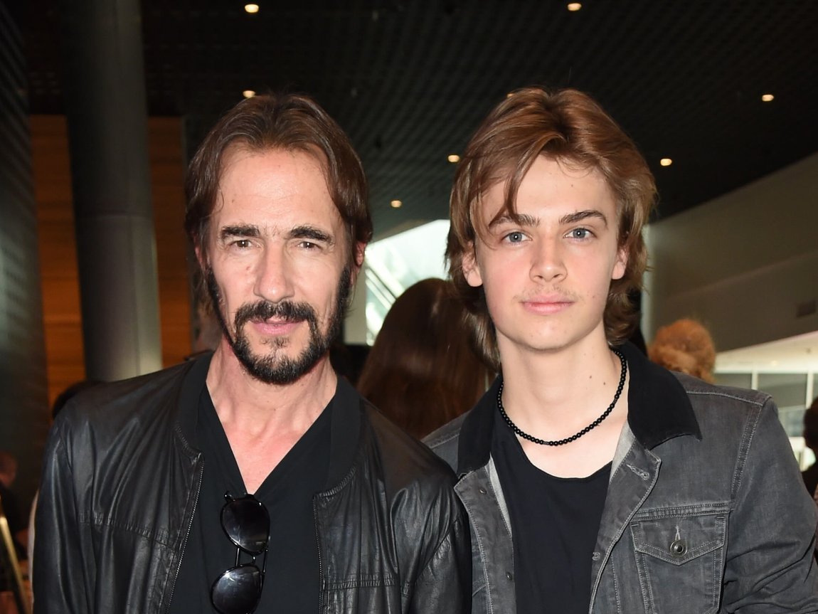 Thomas Hayo attends Berlin Fashion Week with nephew Tim