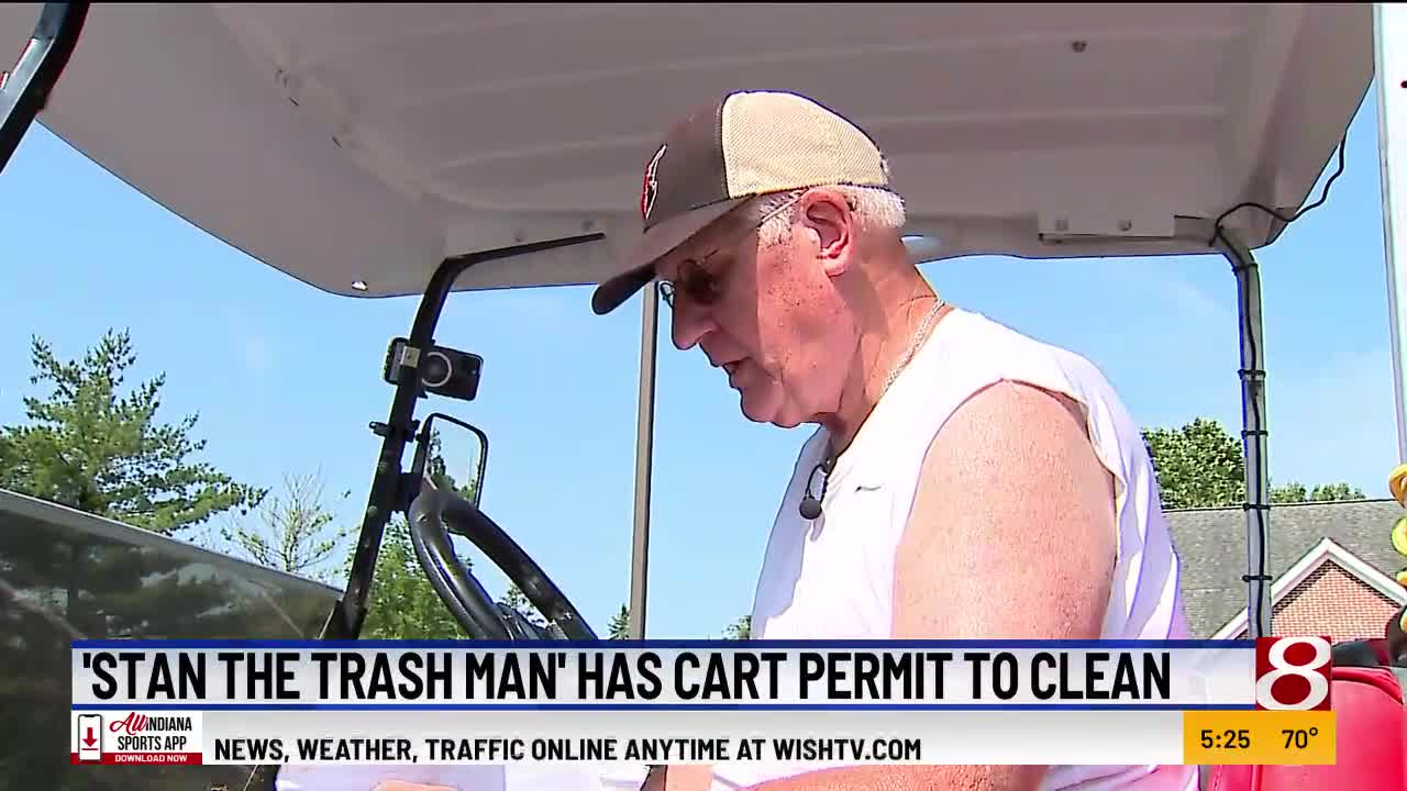 Stan the Trash Man cleans up Fishers