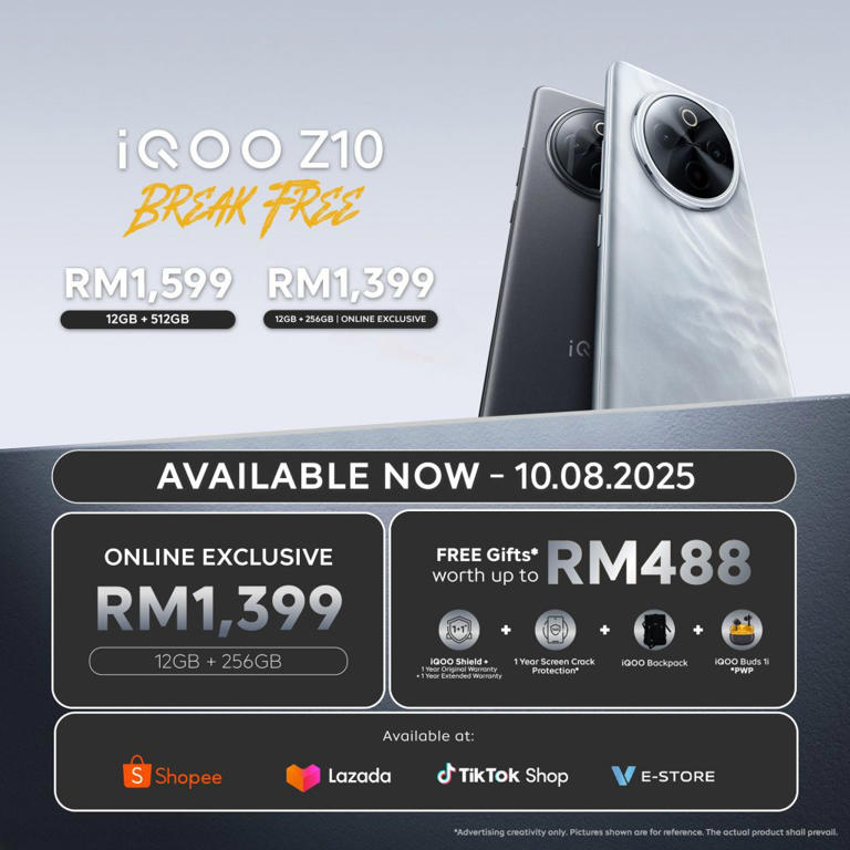 The iQoo Z10: Snapdragon 7s Gen 3 with huge 7,300mAh battery, priced ...