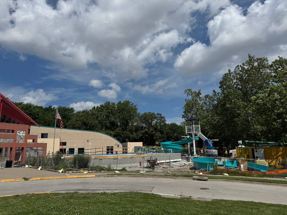 Too hot? Kansas City's newest outdoor pool is getting ready to open so soon