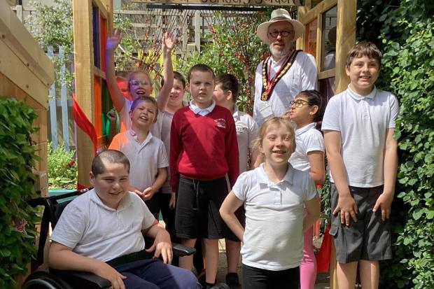 Wiltshire school unveils new sensory garden