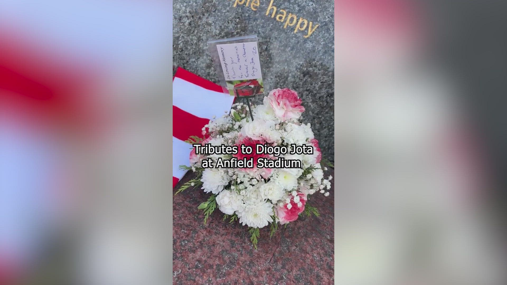 Liverpool nunca falla: el homenaje improvisado a Diogo Jota en Anfield ...