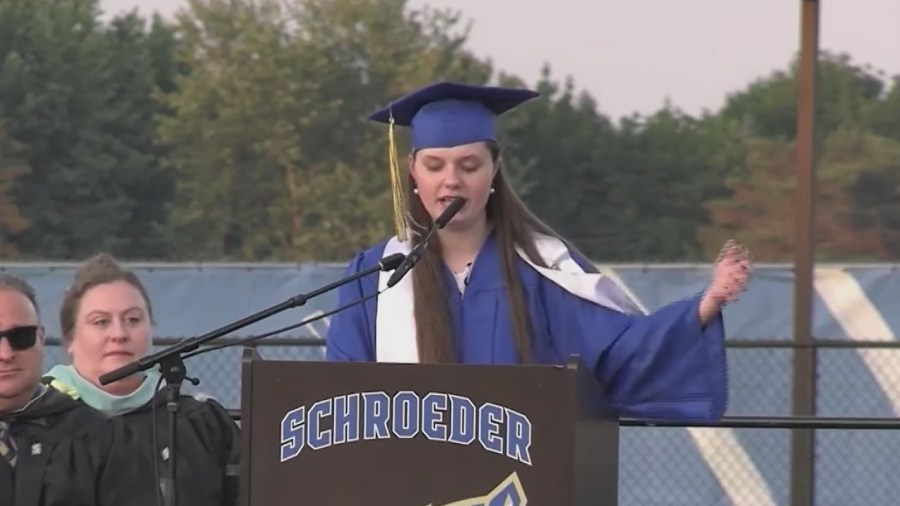 Generation ROC: Webster graduate delivers inspiring commencement speech